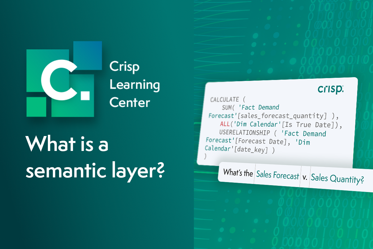 What is a semantic layer in retail analytics? - Crisp